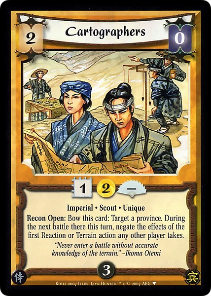 Cartographers/card | L5r: Legend of the Five Rings Wiki | Fandom