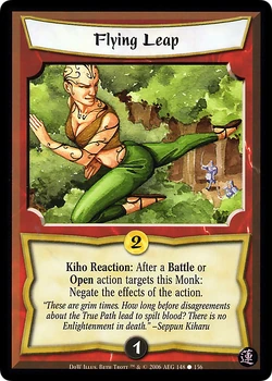 Flying Leap/card | L5r: Legend of the Five Rings Wiki | Fandom