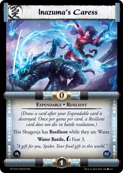 Inazuma's Caress/card | L5r: Legend of the Five Rings Wiki | Fandom