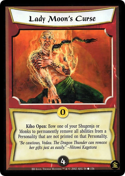 Lady Moon's Curse/card | L5r: Legend of the Five Rings Wiki | Fandom