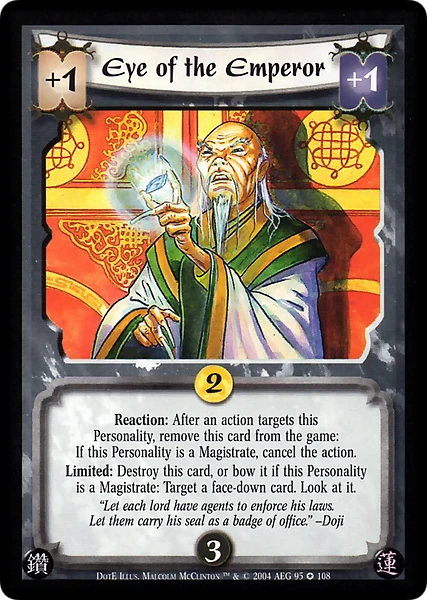Eye of the Emperor/card | L5r: Legend of the Five Rings Wiki | Fandom