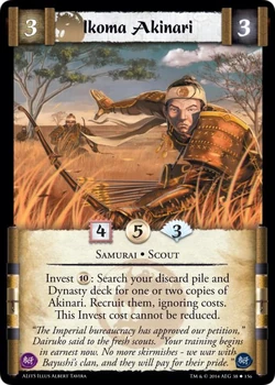 Ikoma Akinari/card | L5r: Legend of the Five Rings Wiki | Fandom