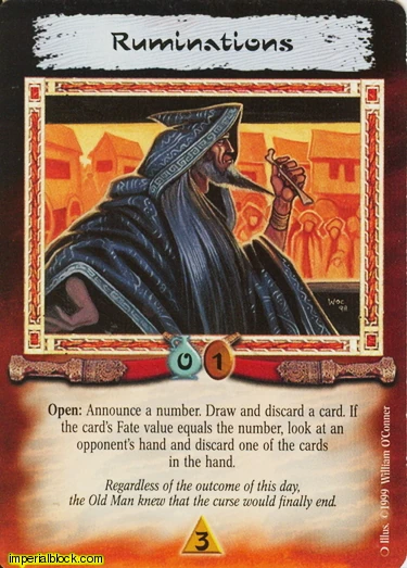 Ruminations/card | L5r: Legend of the Five Rings Wiki | Fandom