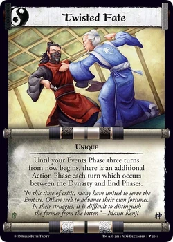 Twisted Fate/card | L5r: Legend of the Five Rings Wiki | Fandom