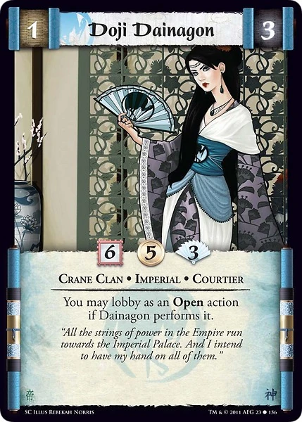 Doji Dainagon/card | L5r: Legend of the Five Rings Wiki | Fandom