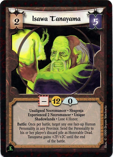 Isawa Tanayama/card | L5r: Legend of the Five Rings Wiki | Fandom