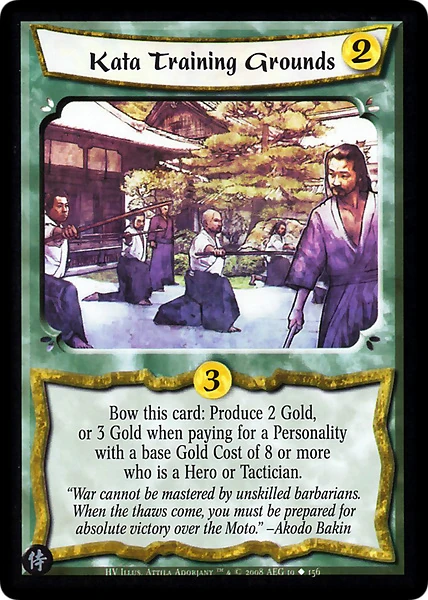 Kata Training Grounds/card | L5r: Legend of the Five Rings Wiki | Fandom