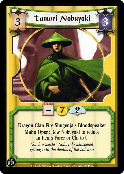 Tamori Nobuyoki/card | L5r: Legend of the Five Rings Wiki | Fandom