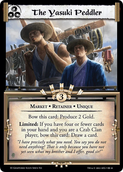 The Yasuki Peddler/card | L5r: Legend of the Five Rings Wiki | Fandom
