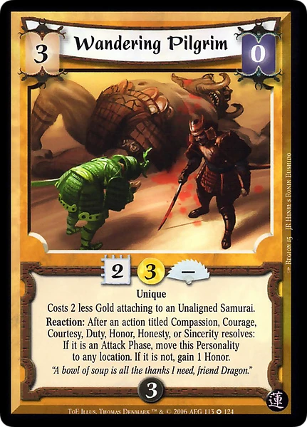Wandering Pilgrim/card | L5r: Legend of the Five Rings Wiki | Fandom