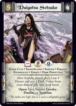 Daigotsu Setsuko Exp/card | L5r: Legend of the Five Rings Wiki | Fandom