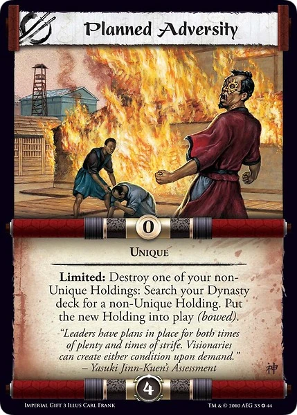 Planned Adversity/card | L5r: Legend of the Five Rings Wiki | Fandom