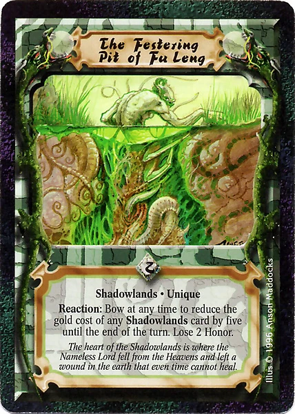 The Festering Pit of Fu Leng/card | L5r: Legend of the Five Rings Wiki ...