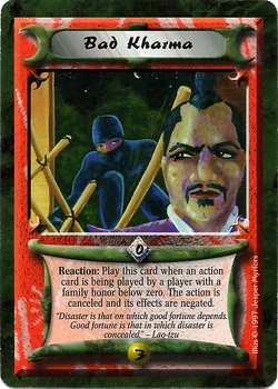 Bad Kharma/card | L5r: Legend of the Five Rings Wiki | Fandom