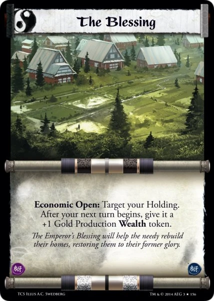 The Blessing/card | L5r: Legend of the Five Rings Wiki | Fandom