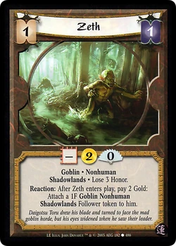Zeth/card | L5r: Legend of the Five Rings Wiki | Fandom