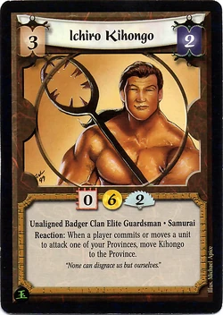 Ichiro Kihongo/card | L5r: Legend of the Five Rings Wiki | Fandom