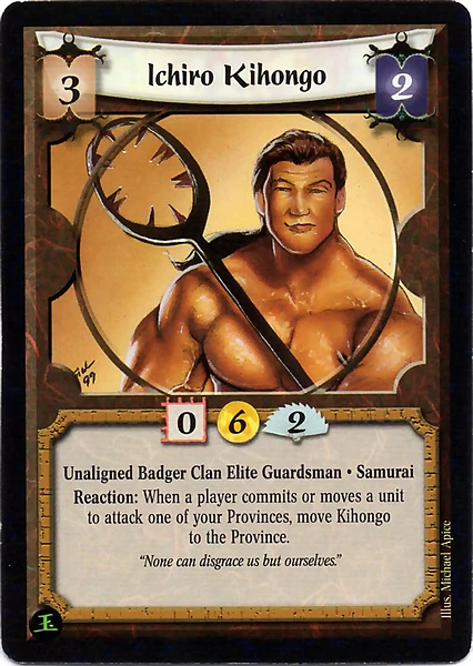 Ichiro Kihongo/card | L5r: Legend of the Five Rings Wiki | Fandom