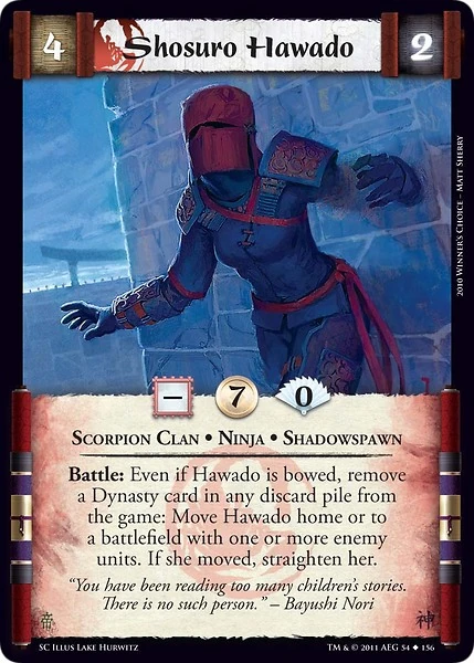 Shosuro Hawado/card | L5r: Legend of the Five Rings Wiki | Fandom