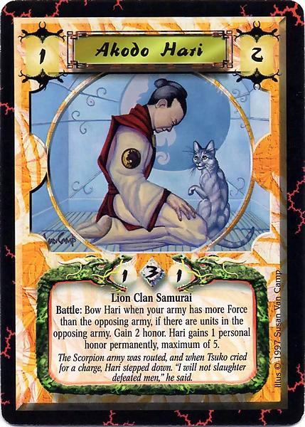 Akodo Hari/card | L5r: Legend of the Five Rings Wiki | Fandom
