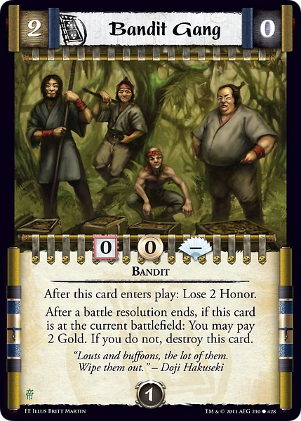 Bandit Gang/card2 | L5r: Legend of the Five Rings Wiki | Fandom