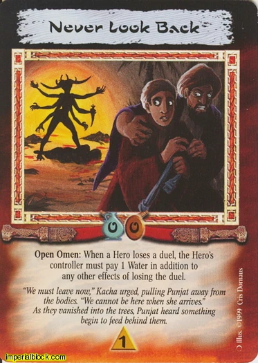 Never Look Back/card | L5r: Legend of the Five Rings Wiki | Fandom