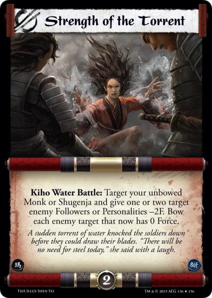 Strength of the Torrent/card | L5r: Legend of the Five Rings Wiki | Fandom