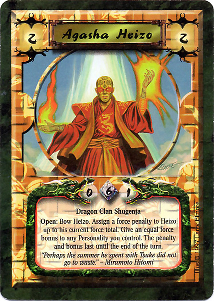 Agasha Heizocard L5r Legend Of The Five Rings Wiki Fandom