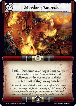 Border Ambush/card | L5r: Legend of the Five Rings Wiki | Fandom