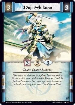 Doji Shikana/card | L5r: Legend of the Five Rings Wiki | Fandom