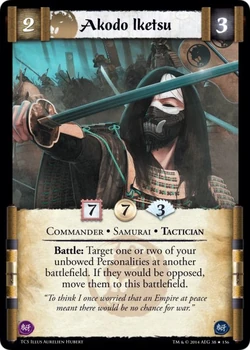 Akodo Iketsu/card | L5r: Legend of the Five Rings Wiki | Fandom