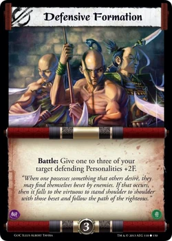 Defensive Formation/card | L5r: Legend of the Five Rings Wiki | Fandom