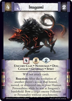 Inugami/card | L5r: Legend of the Five Rings Wiki | Fandom