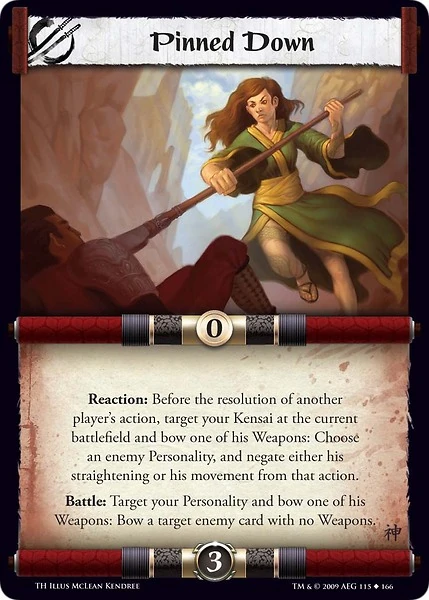 Pinned Down/card | L5r: Legend of the Five Rings Wiki | Fandom