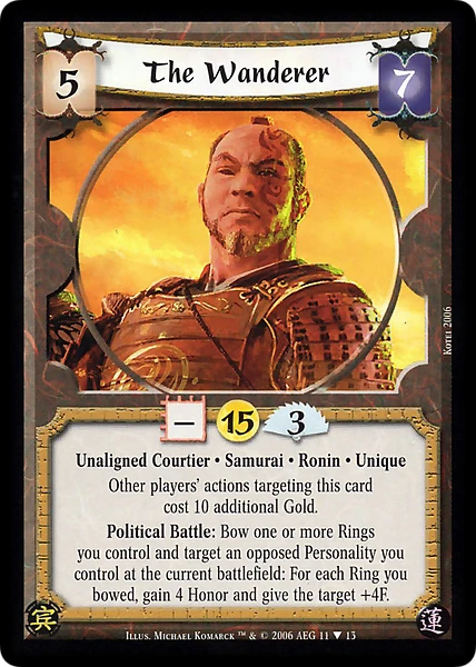 The Wanderer/card2 | L5r: Legend of the Five Rings Wiki | Fandom