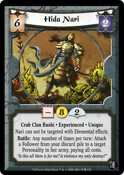 Hida Nari Exp/card | L5r: Legend of the Five Rings Wiki | Fandom