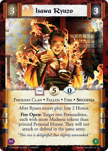 Isawa Ryuzo/card | L5r: Legend of the Five Rings Wiki | Fandom