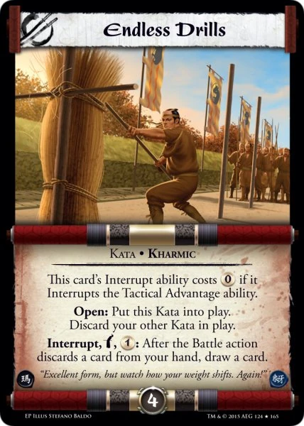 Endless Drills/card | L5r: Legend of the Five Rings Wiki | Fandom