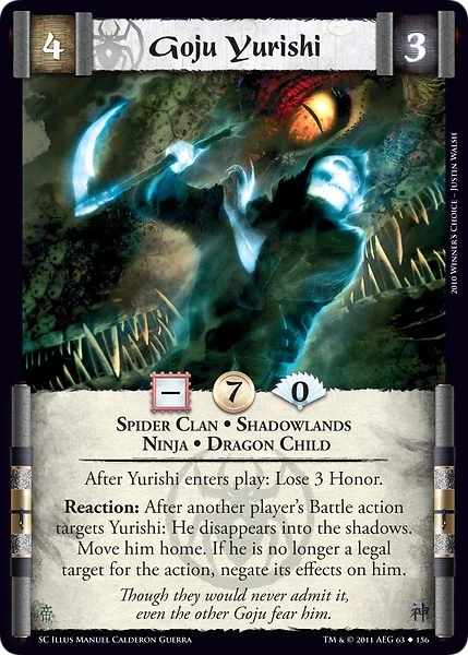 Goju Yurishi/card | L5r: Legend of the Five Rings Wiki | Fandom
