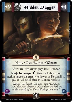 Hidden Dagger/card | L5r: Legend of the Five Rings Wiki | Fandom