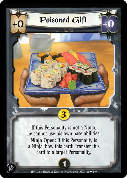 Poisoned Gift/card | L5r: Legend of the Five Rings Wiki | Fandom
