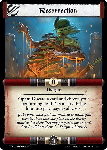 Resurrection/card | L5r: Legend of the Five Rings Wiki | Fandom