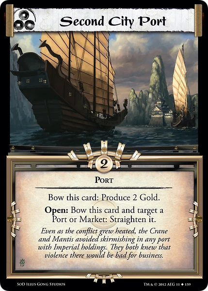 Second City Port/card | L5r: Legend of the Five Rings Wiki | Fandom