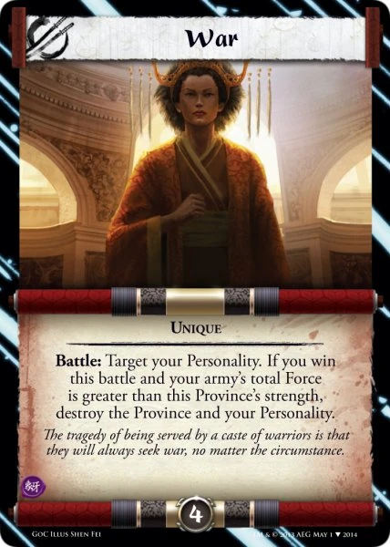 War/card | L5r: Legend of the Five Rings Wiki | Fandom