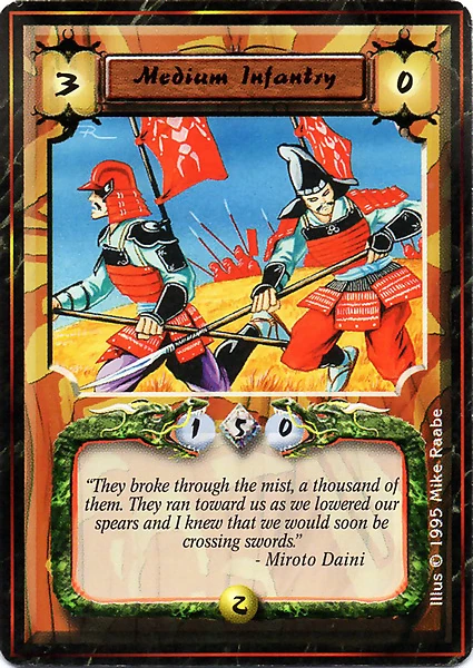 Medium Infantry/card | L5r: Legend of the Five Rings Wiki | Fandom