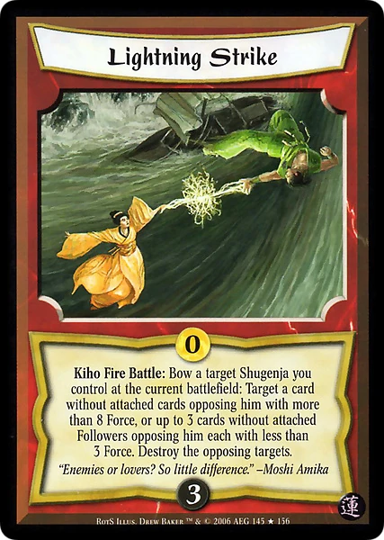Lightning Strike/card | L5r: Legend of the Five Rings Wiki | Fandom