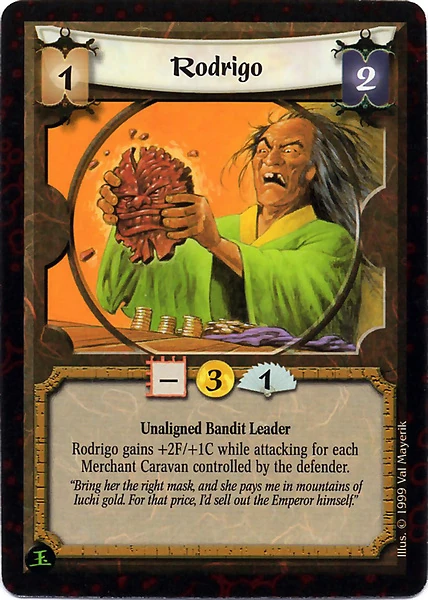 Rodrigo/card | L5r: Legend of the Five Rings Wiki | Fandom
