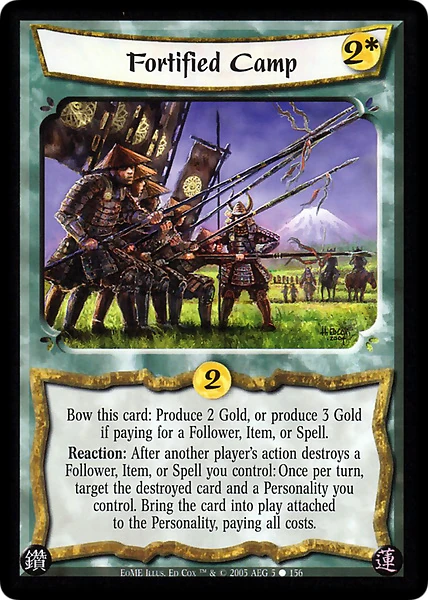 Fortified Camp/card | L5r: Legend of the Five Rings Wiki | Fandom