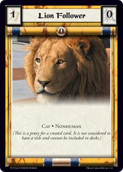 Lion Follower/card | L5r: Legend of the Five Rings Wiki | Fandom