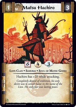 Matsu Hachiro/card | L5r: Legend of the Five Rings Wiki | Fandom
